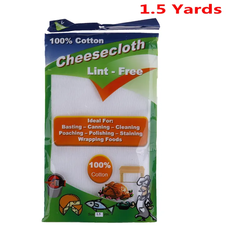 1.5 Yards Gauze Cheesecloth Absorbent Fabric Cotton Cheese Cloth Baking ...