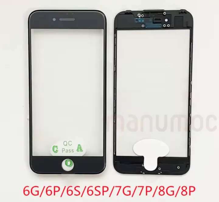 Apple IPhone 6 , 6S / 6 Plus / 6s Plus O, 7 , 7 Plus , 8 , 8 Plus OCA + Touch Glass + Frame ...