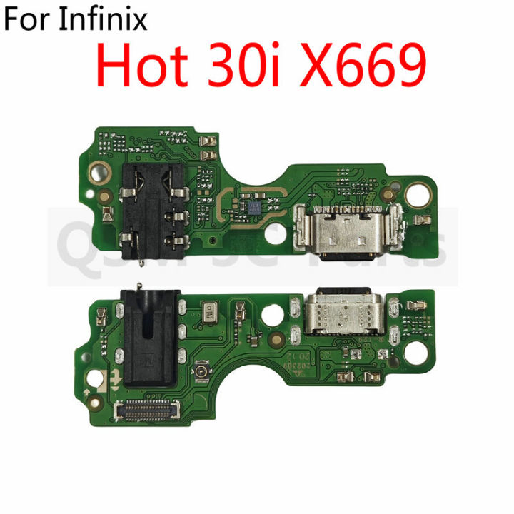For Infinix Hot 30i X669 X669C X669D Charging Board Flex Cable USB ...