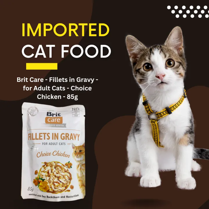 Imported Brit Care Cat Food – Choice Chicken Fillets in Gravy – Premium ...