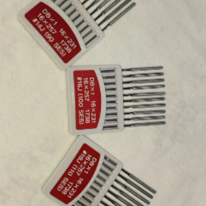 Machine needles Juki (Round) DB orignal pack of 10 needles Made in ...