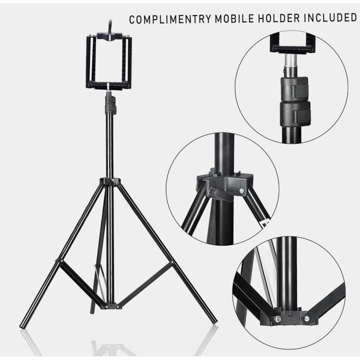 7 feet tripod stand for Ring Light, Videography, Photography, Tiktok ...