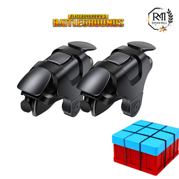 Black PUBG Trigger Controller Mobile Game For Pubg/Cod/Free Fire Best ...