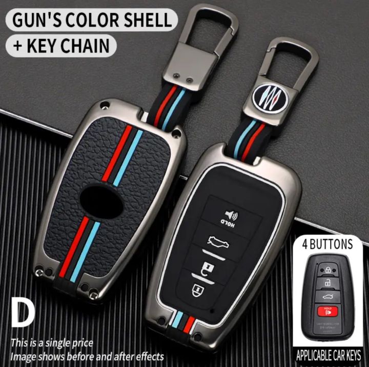 Toyota Corolla Cross Metal Key cover with Keychain | Daraz.pk