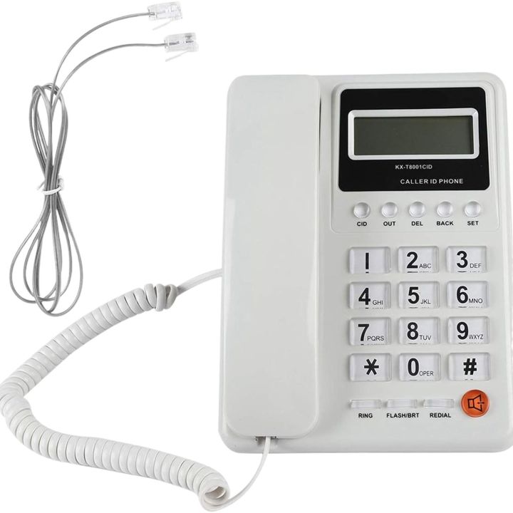 30 Days Warranty Loud Speaker Telephone Set Landline Caller ID Display Desktop Home Hotel Wired ...