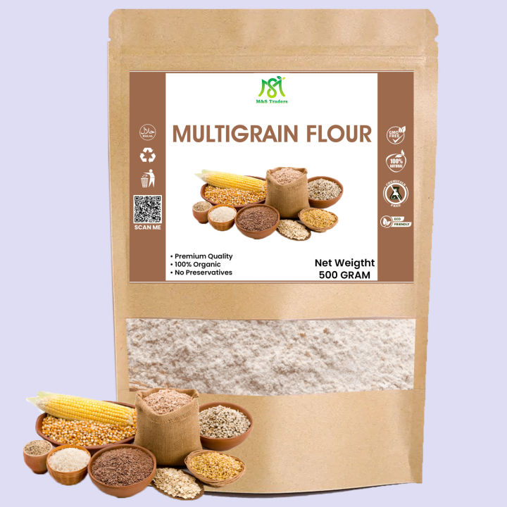 Multi Grain Flour | Sugar Free Atta | Multigrain ata For Wieght Loss ...