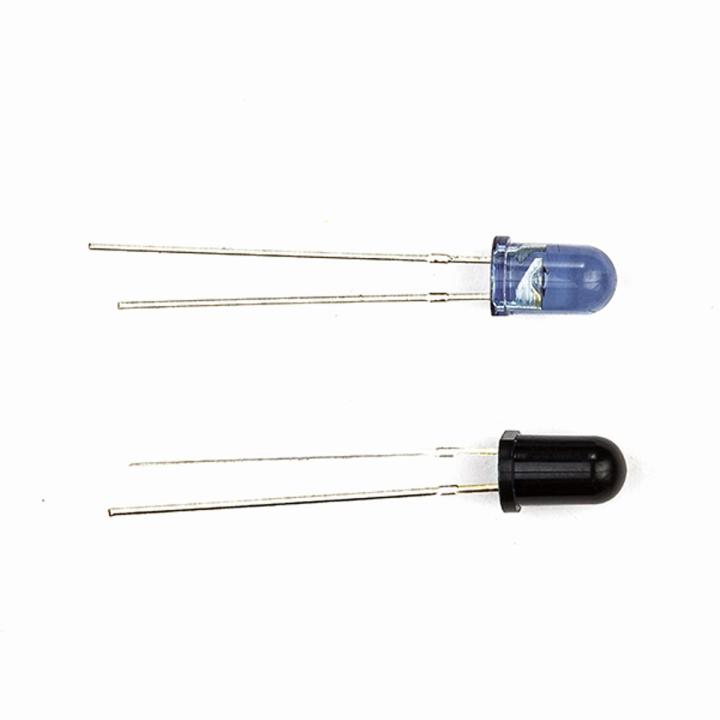 5 mm IR LED Pair (Transmitter and Receiver) | Daraz.pk