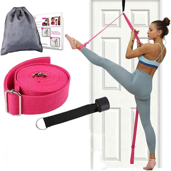 Adjustable Leg Stretcher Easy Install On Door Flexibility Stretching ...
