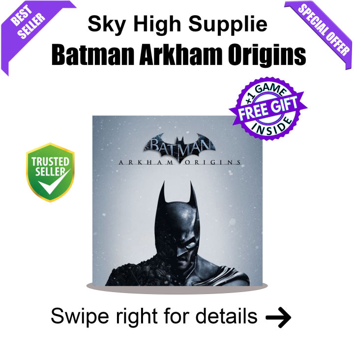 BATMAN ARKHAM ORIGINS - GAME FOR PC (GOOGLE DRIVE/ MEDIAFIRE) - QR CODE ...