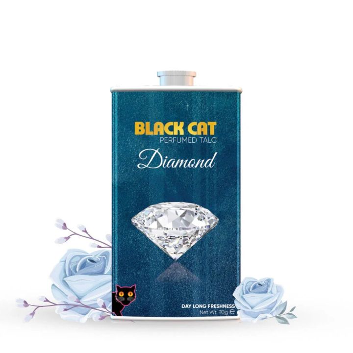 Black Cat Diamond (70g) Talcum Powder | Daraz.pk