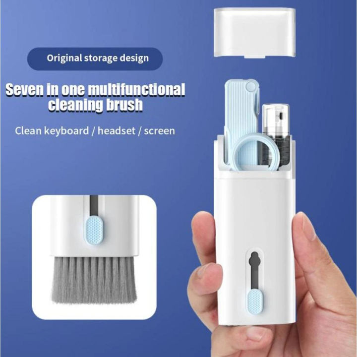 Portable Computer Cleaning Kit 7 in 1 Keyboard Cleaner Brush Kit ...