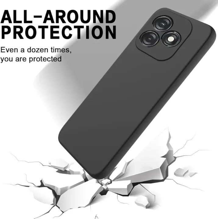 Techno Spark 20 Silicone Silky Soft Case with Microfiber TPU Ultra Slim ...