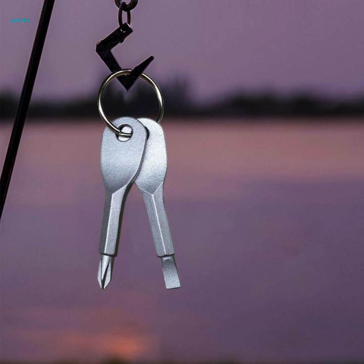 Keychain Mini Screwdrivers Flat Head Cross and Head Screwdriver Set ...