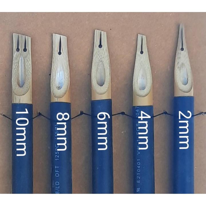 2-10mm well crafted calligraphy bamboo qalam gift set with ink flow ...