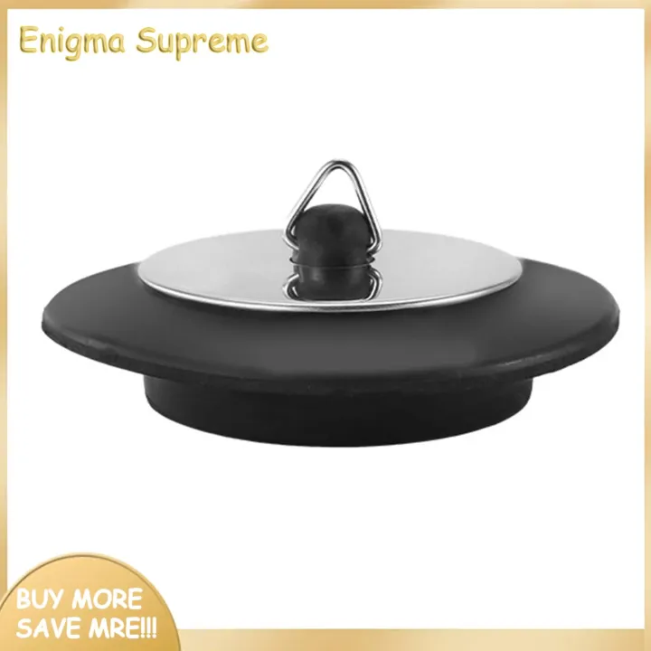 Enigma- Airtight Sink Stopper Rubber Sink Drain Stopper with Chain Hook ...