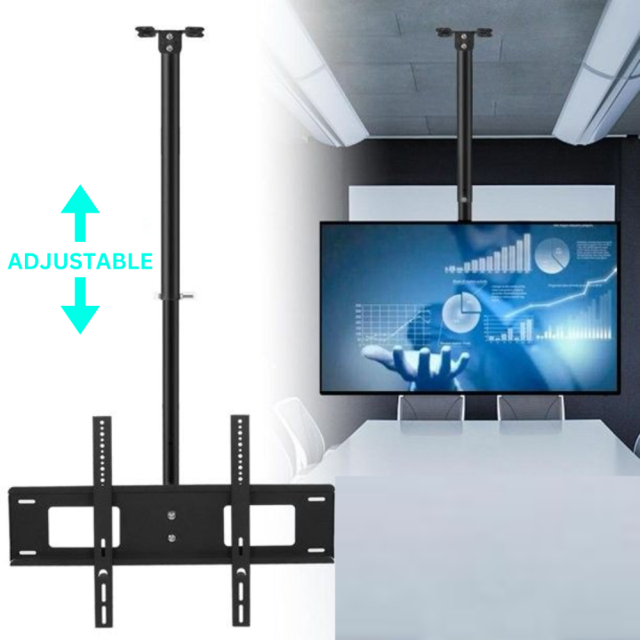 Adjustable Ceiling TV Mount Bracket Fits Most 32-70 inch LCD LED Plasma ...