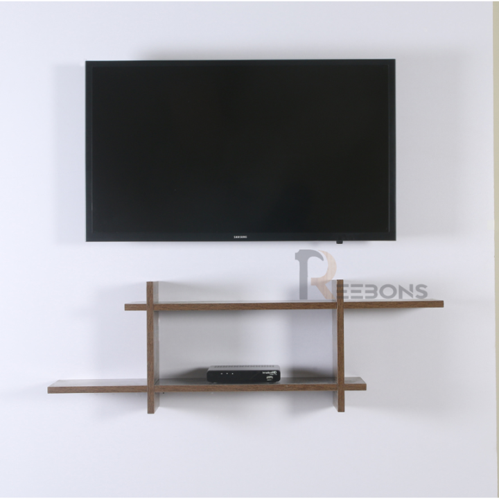 LED shelf Wall mounted Floating LCD TV Racks Wall Mounted Media Console ...