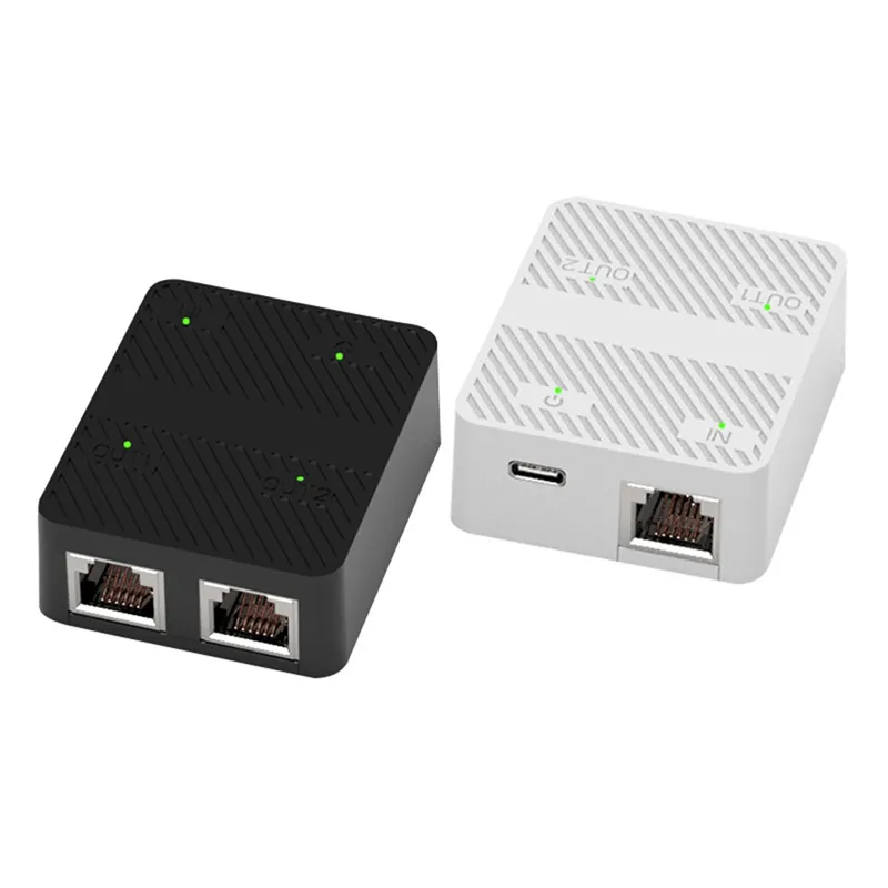 2 Port 100Mbps Network Switch RJ45 Network Cable Splitter White | Daraz.pk