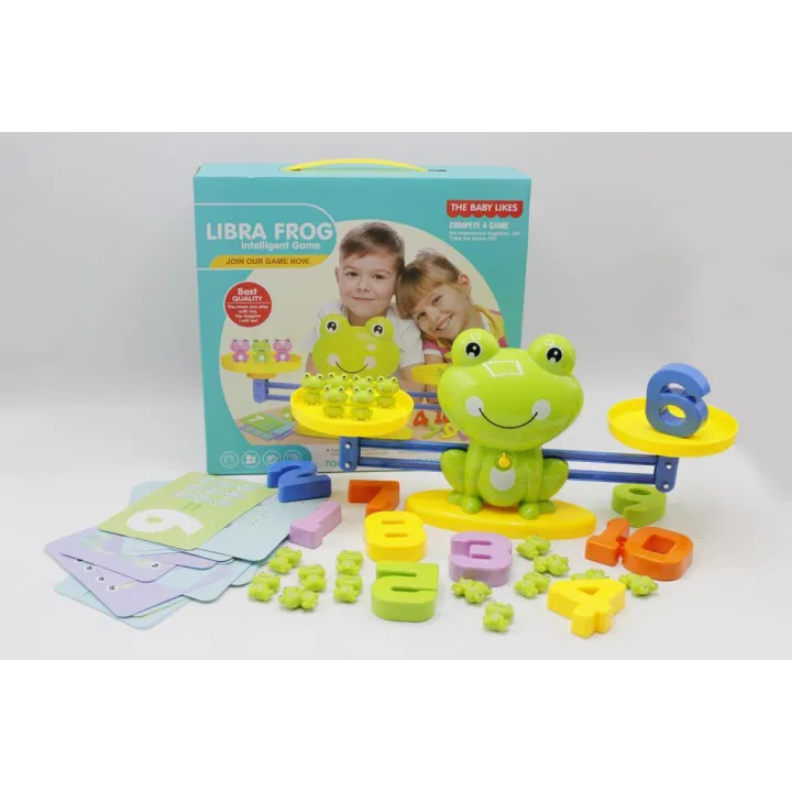 Libra Frog Balancing Math Toy Physical Balance Scale for Kids Learning ...