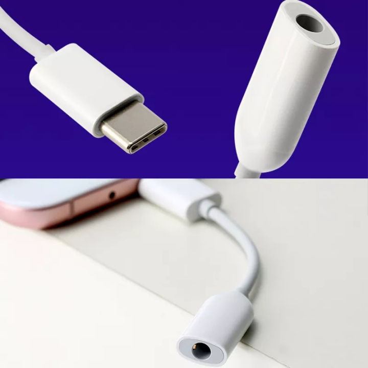 USB Type C To 3.5mm Jack Audio Adapter Headphone AUX Converter Cable O ...