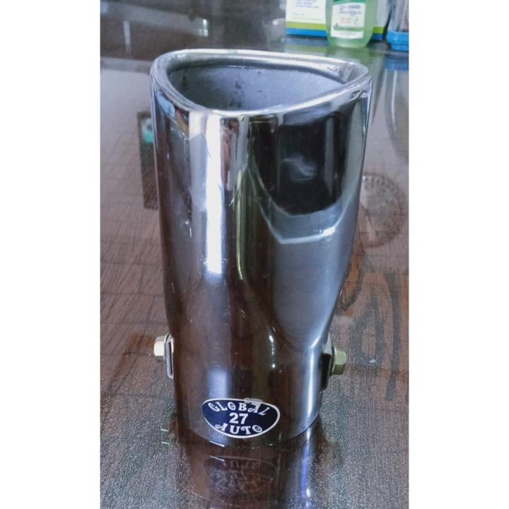 silencer cover for car decoration muffler in chrome (27) | Daraz.pk