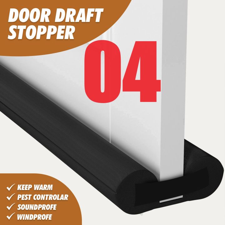 Special Pack of 04 Door Dust Stopper & Draft Guard Dustproof ...
