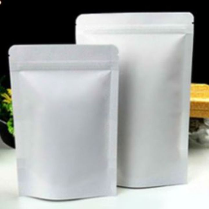 18 cm x 26 cm | Aluminium Zipper Standing Pouch food Grade (Pack of 15 ...