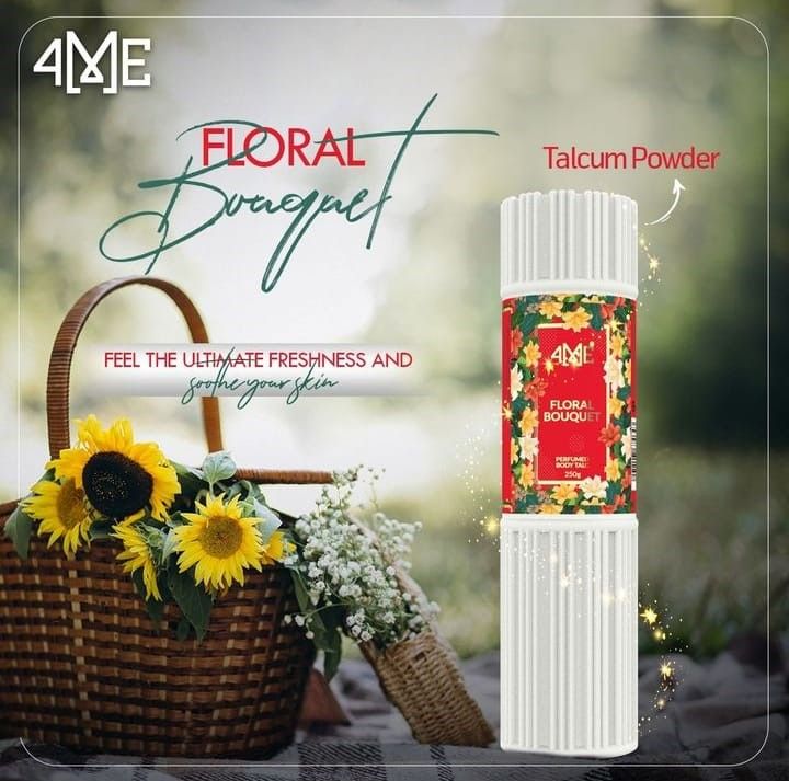 4ME Floral Bouquet Telcum Powder 250gm | Daraz.pk