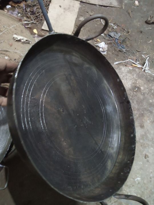 flat karahi best for jalebi,shami kabab,chalpi kabab, butt karahi,12 ...