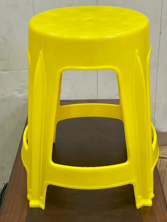 Plastic Stool For Out Door Full Pure Plastic Available in Multi Rendom ...