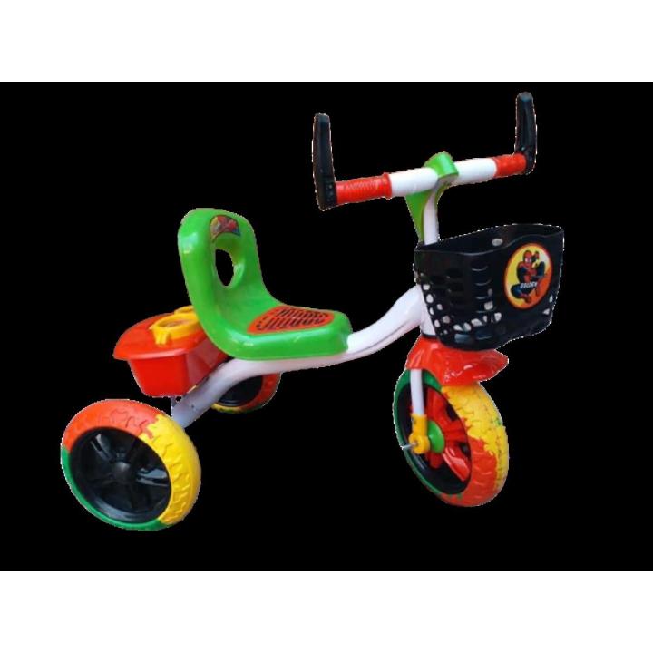 Spider Tricycle With Back Box & Fomic Tyres | Daraz.pk