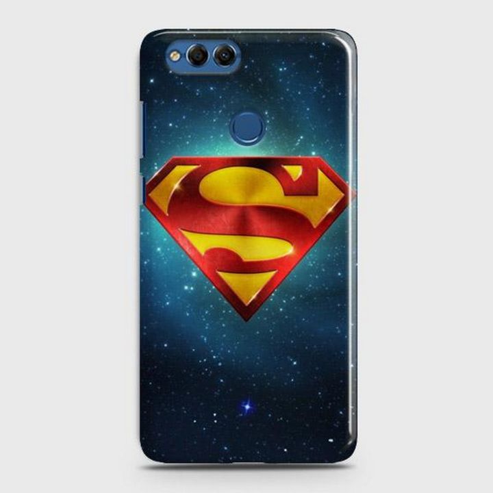 Honor 7X Cover Superman Logo Hard Cover- Design 23 Case | Daraz.pk