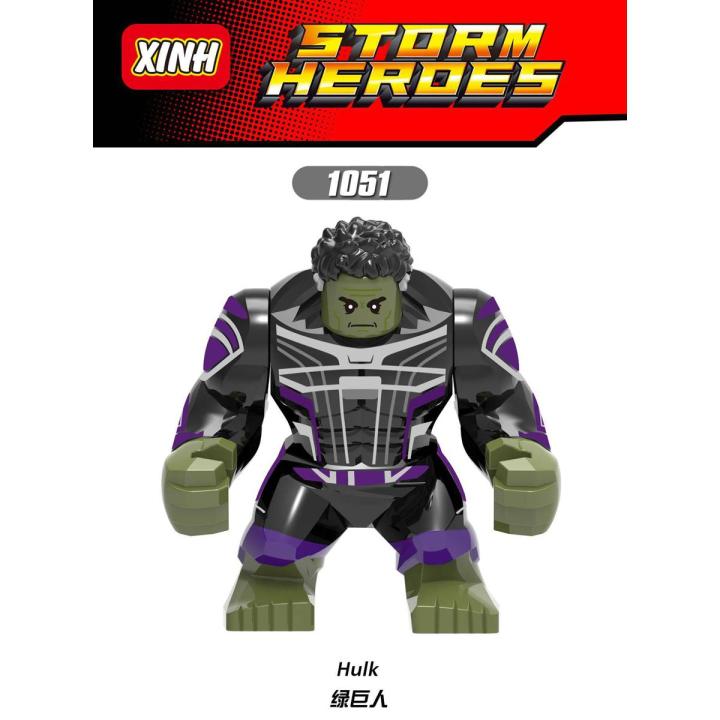 Single Sale Big size Marvel Thanos Hulk Figures Building Blocks The ...