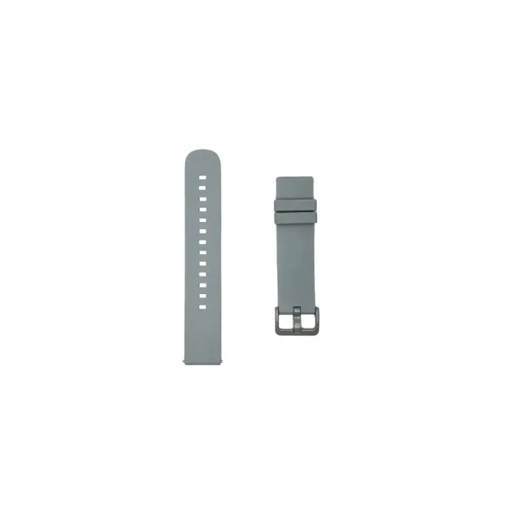 Smart Watch Strap | 20MM Silicon (Rubber) Straps For Smart Watch (Grey ...