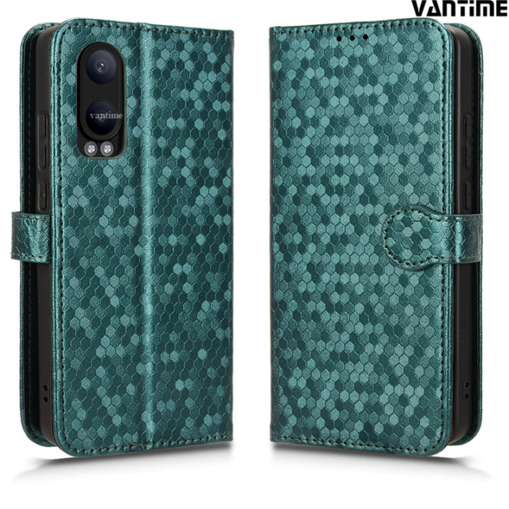 Vantime for OnePlus Nord CE4 Lite 5G PU Leather Wallet Case Polka Dots ...