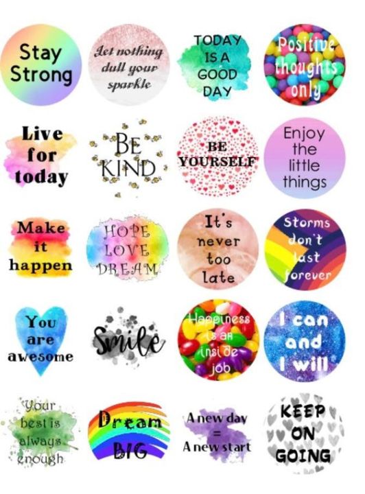 Pack of 20 - Motivational Stickers for Class Room - Teacher Reward ...