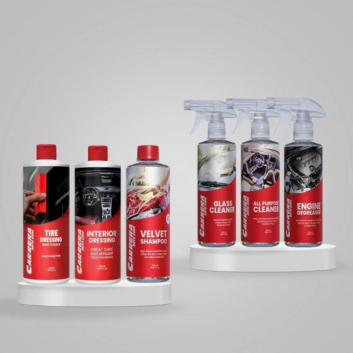 Carrera Tire Dressing 500ml+ Carrera All Purpose Cleaner 500ml+ Carrera ...