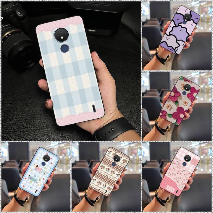 TPU Protective Phone Case For Nokia C21 Cute Graffiti Full wrap ...