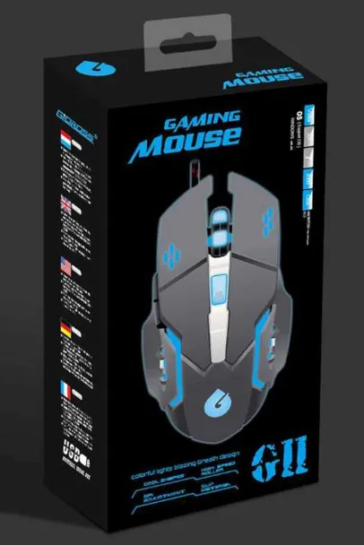 Gaming Mouse Gloross G11 Wired Adjustable DPI Lighting RGB | Daraz.pk