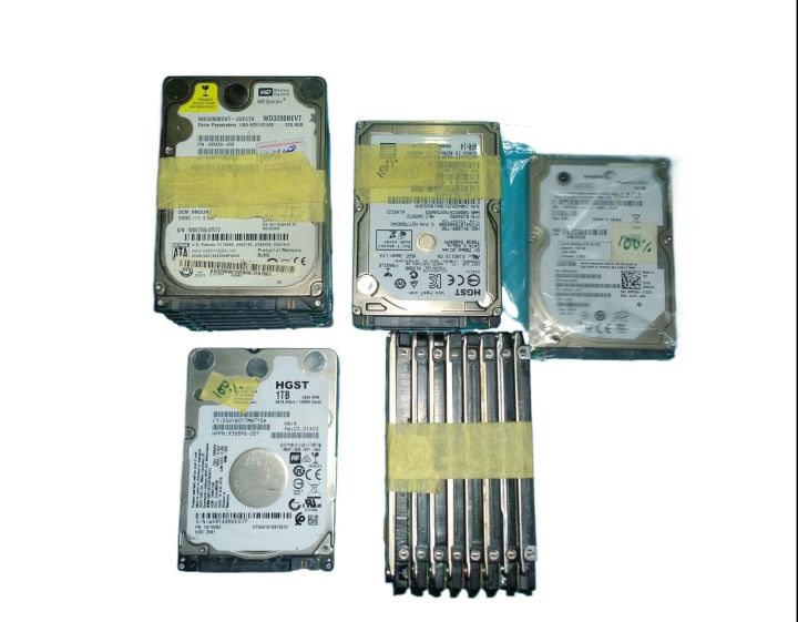 Laptop Hard Disk Drives Mixed Brand 160 GB | 320 GB | 500 GB | 750 GB ...