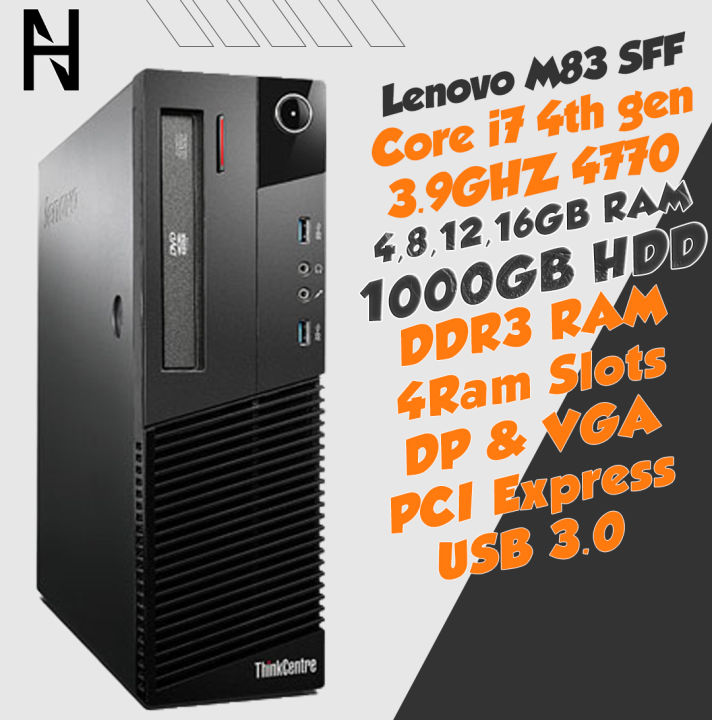 Core i7 4Th Generation 3.9Ghz With 4GB, 8GB, 12GB, 16GB RAM + 1000GB ...