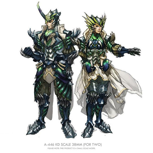 38mm Beauty Soldier Goddess Series Resin Soldier (Original White Model ...