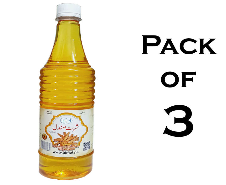 Sharbat Sandal 800ml by Ajmal - Sandalwood Juice - Sharbat Sandul Drink ...