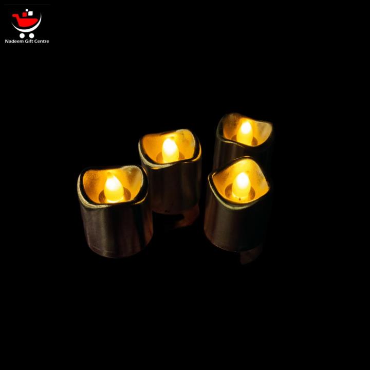 Pack of 4 LED Candle | LED Candles | Plastic Candles | LED Flameless ...
