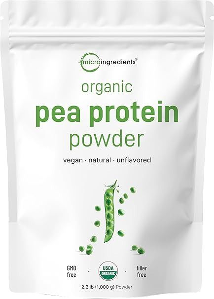 Micro Ingredients North America Grown, Organic Pea Protein Powder, 1KG ...