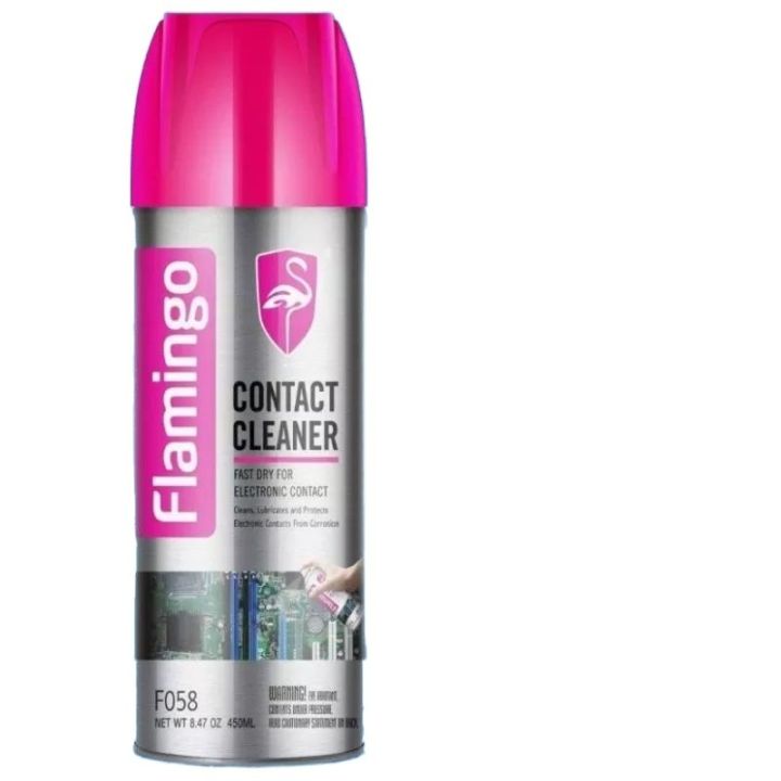 Electrical Contact Cleaner Spray Flamingo 450ml | Electronic Contact ...
