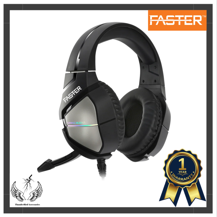 FASTER Blubolt BG-200 Surrounding Sound Gaming Headset With Noise ...