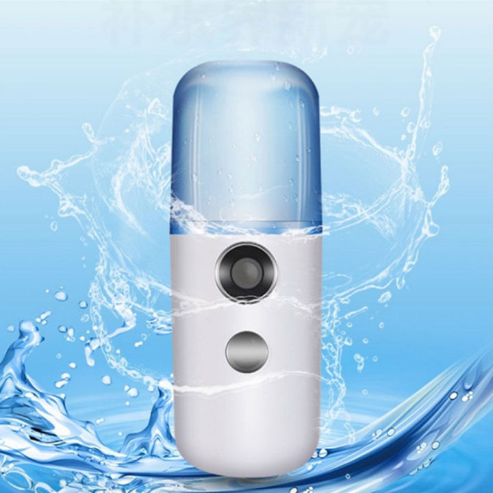 Face Moisturizing Sprayer Mini Nebulizer Lady Air Humidifier Handheld ...