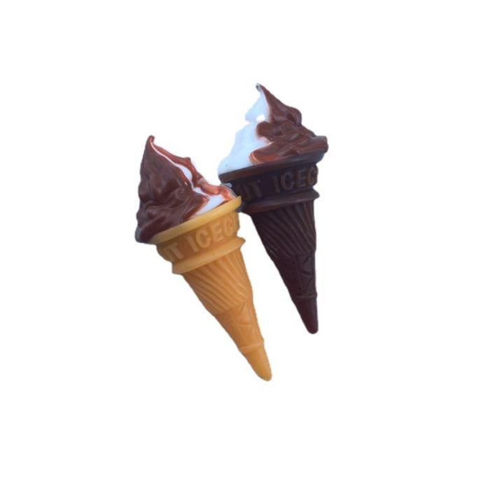 Cute Milk Popsicle Ice Cream Cone Model Bjd Dolls Miniature Ice Cream ...