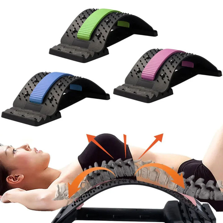 Back Massage Stretcher Lumbar Support Relaxation Pain Relief Multi ...